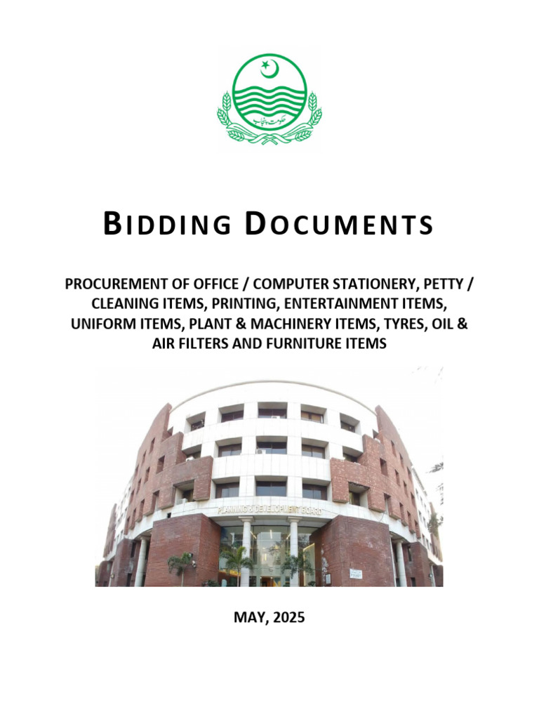 Office Supply Procurement Bidding Guide | PDF | Joint Venture ...