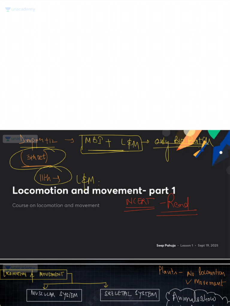 Locomotion and Movement Part 1 With Anno | PDF