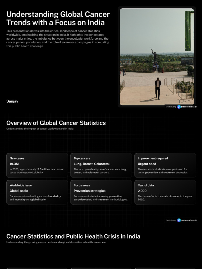 Cancer Statistics and Oncologist Distribution in India | PDF