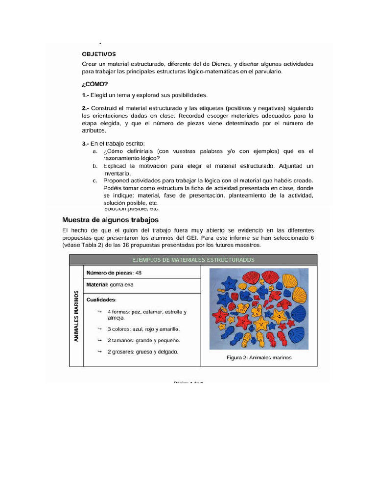 Material Lógicamente Estructurado (Animales Domésticos) | PDF