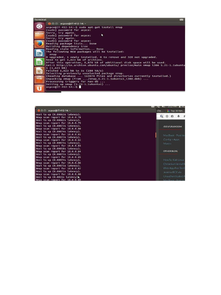 Nmap Port Scan | PDF