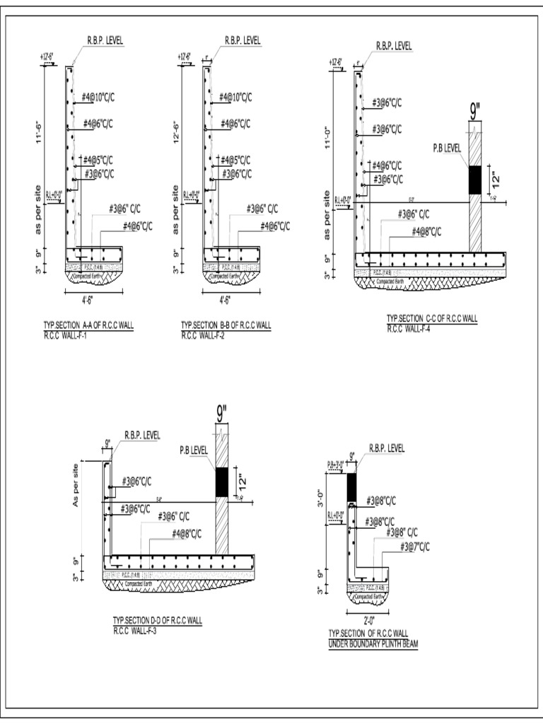 RCC Wall Section Specifications | PDF