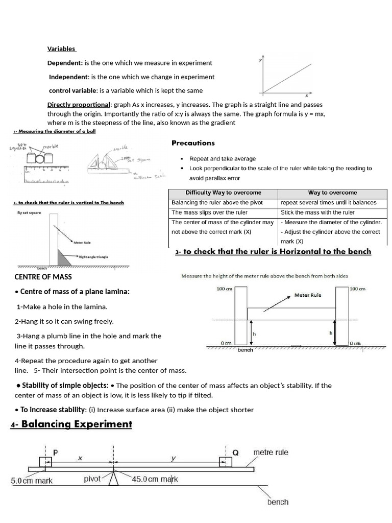Key Physics Experiments and Concepts | PDF | Thermometer | Temperature