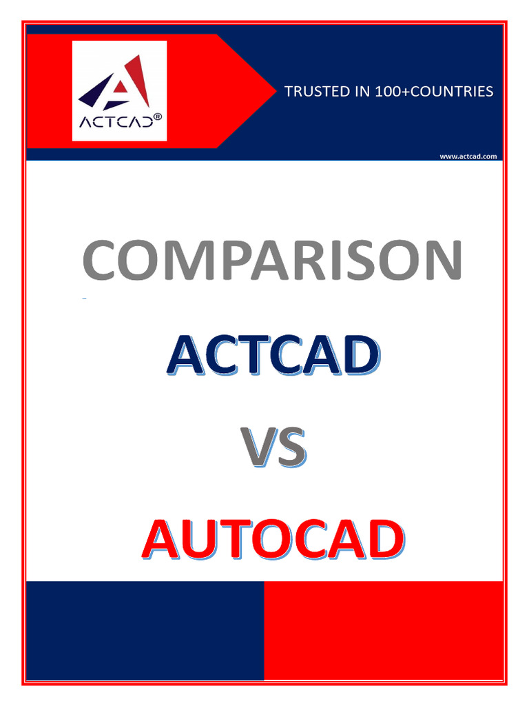 Actcad Vs Autocad Comparison Category | PDF | Computing | Software