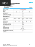 Ericsson Microwave Antenna Specs | PDF | Antenna (Radio) | Microwave