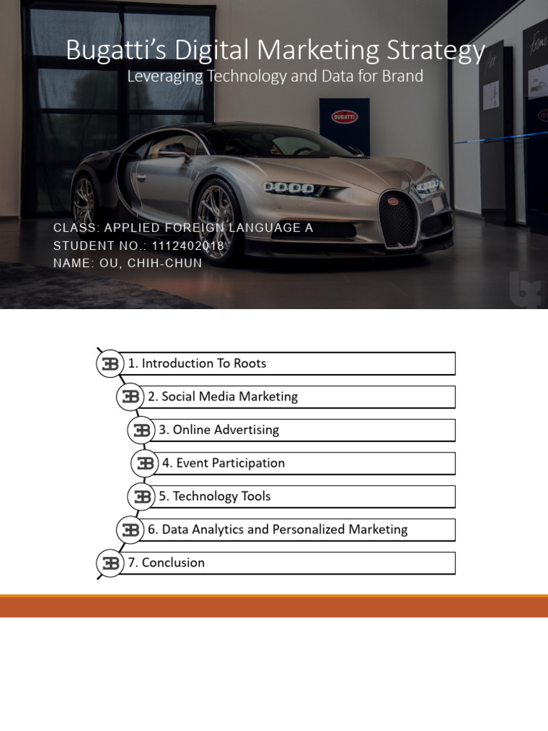 Bugatti's Digital Marketing Strategy | PDF