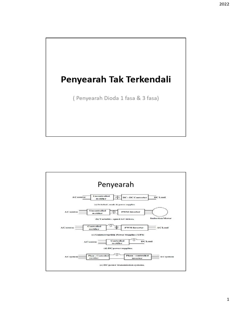 Penyearah Tak Terkendali | PDF