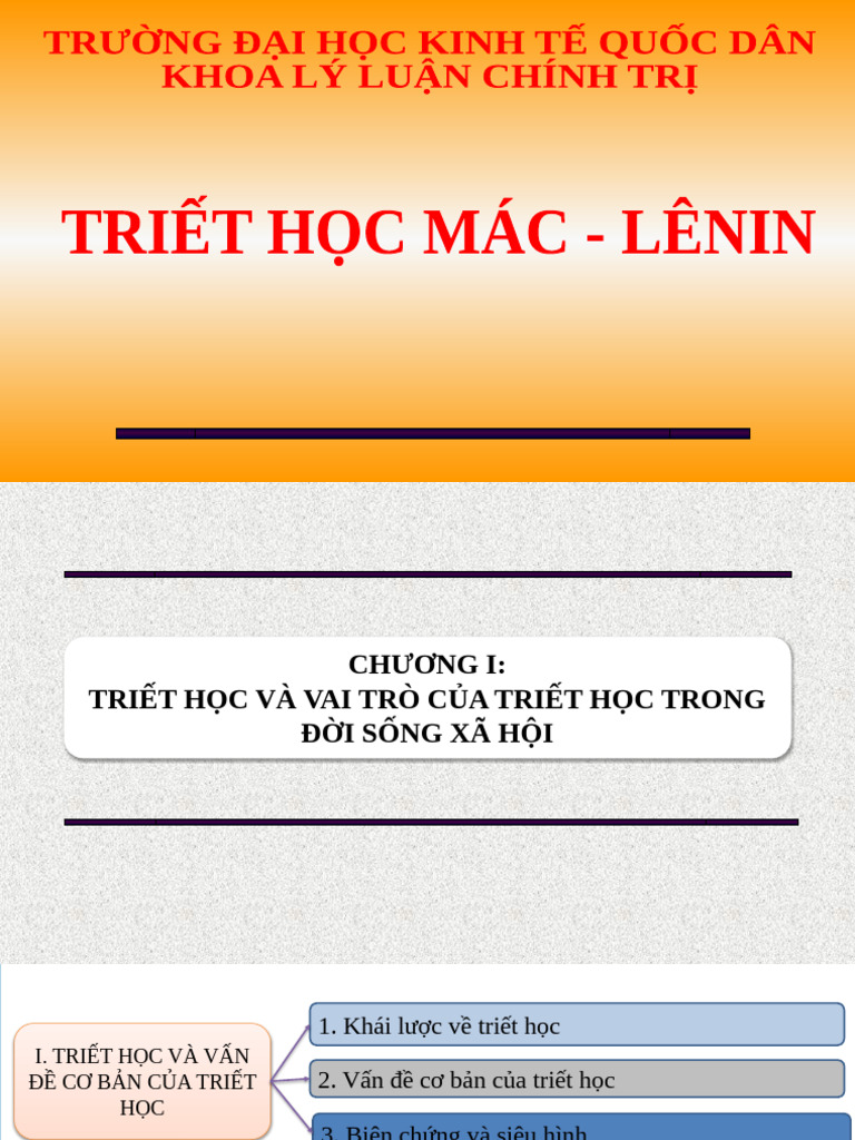 Triet Hoc CDDH | PDF