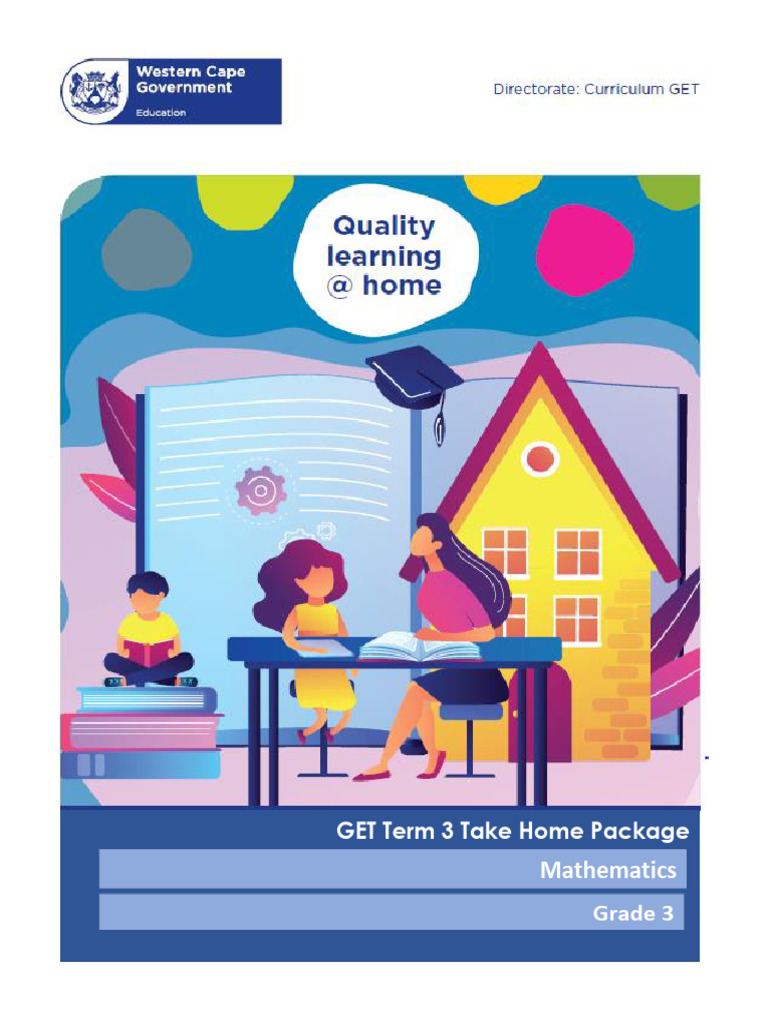 Grade 3 Term 3 Math Take Home Pack | PDF | Mathematics | Cognition