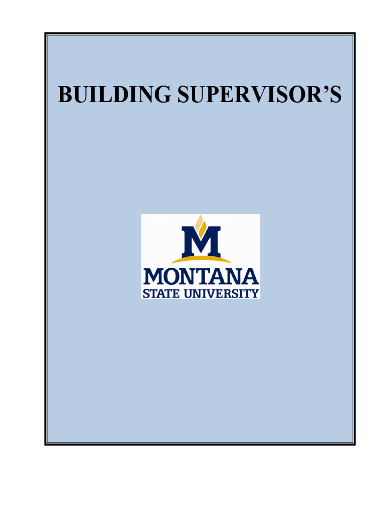 Building Supervisor Handbook | PDF | Stalking | Police