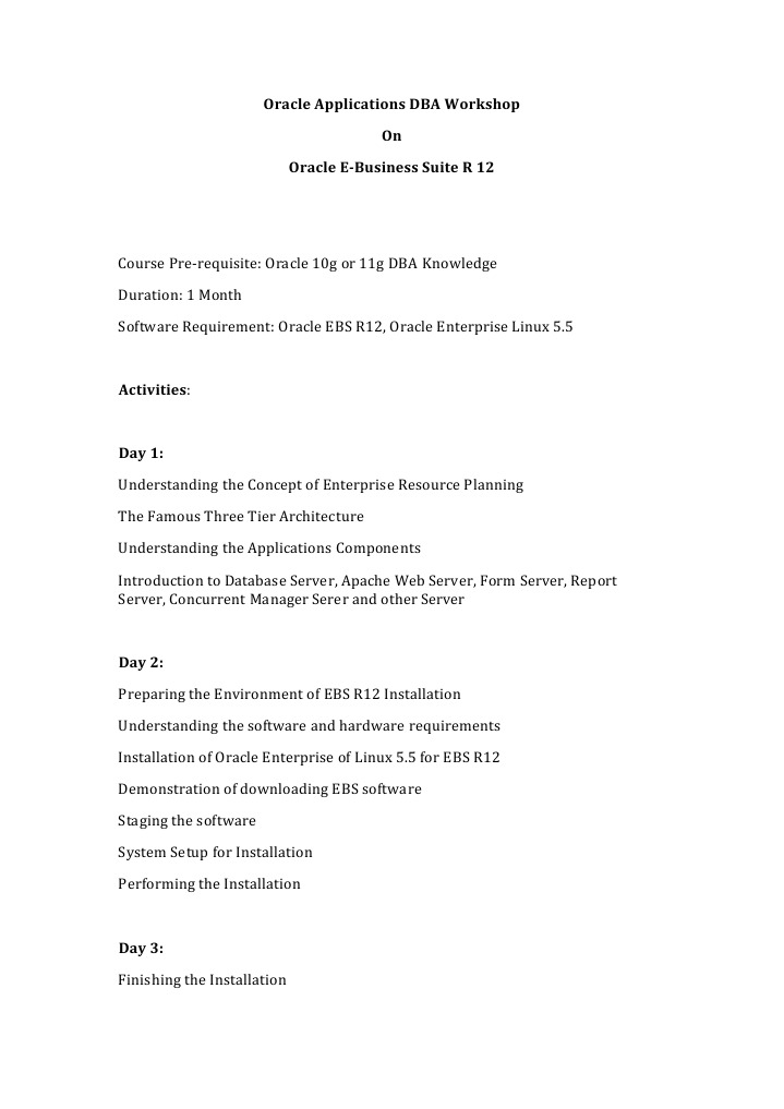Oracle Applications Dba With Oracle E Pdf Oracle Database Application Software