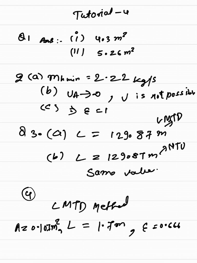 Tutorial 4 Answers | PDF