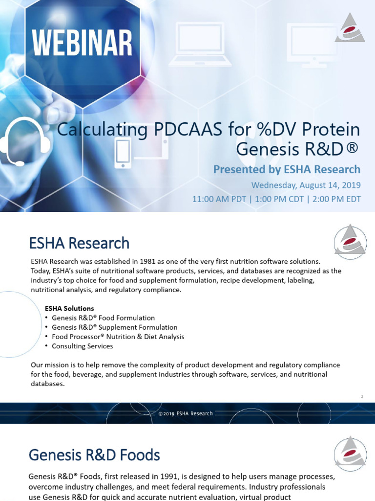 Calculating PDCAAS for Protein %DV | PDF | Nutrition Facts Label | Proteins