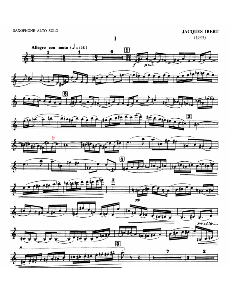 Ibert 1 | PDF