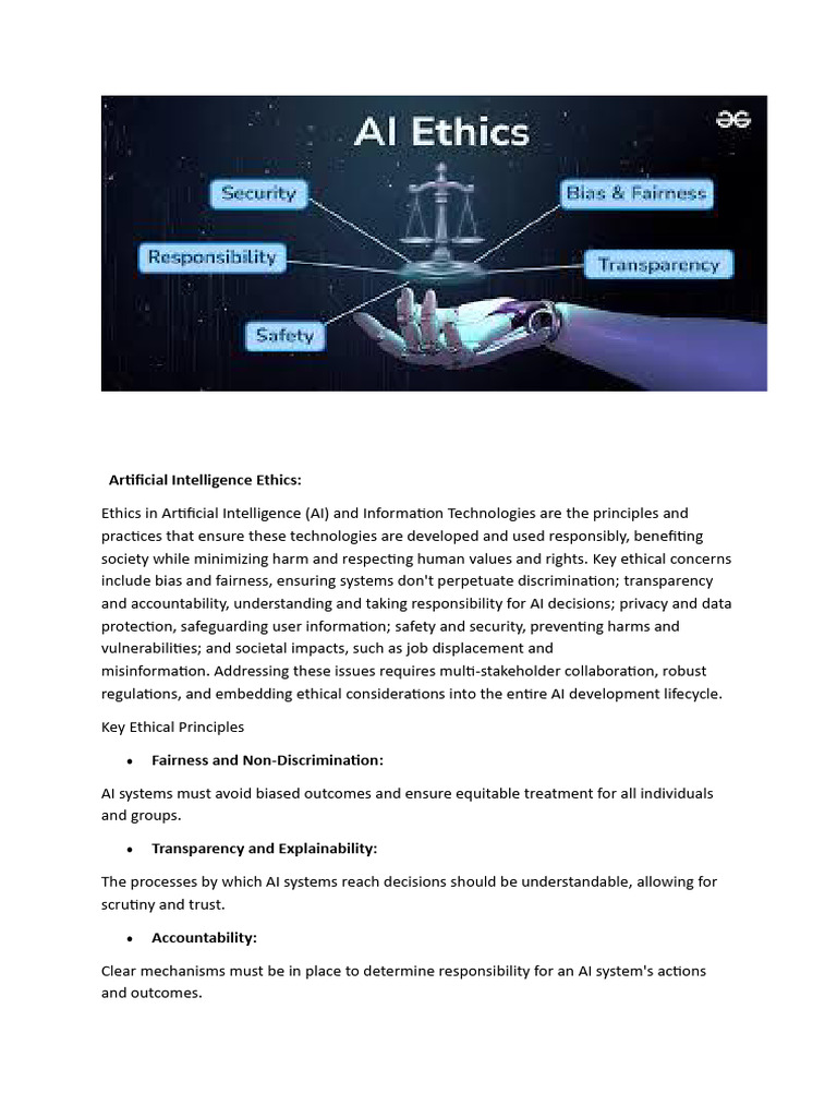AI Ethics: Principles and Challenges | PDF | Artificial Intelligence ...