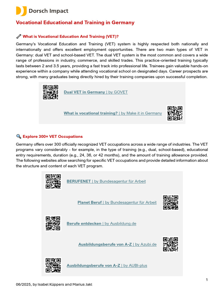 Vocational Training (Flyer) Final | PDF | Vocational Education | Employment