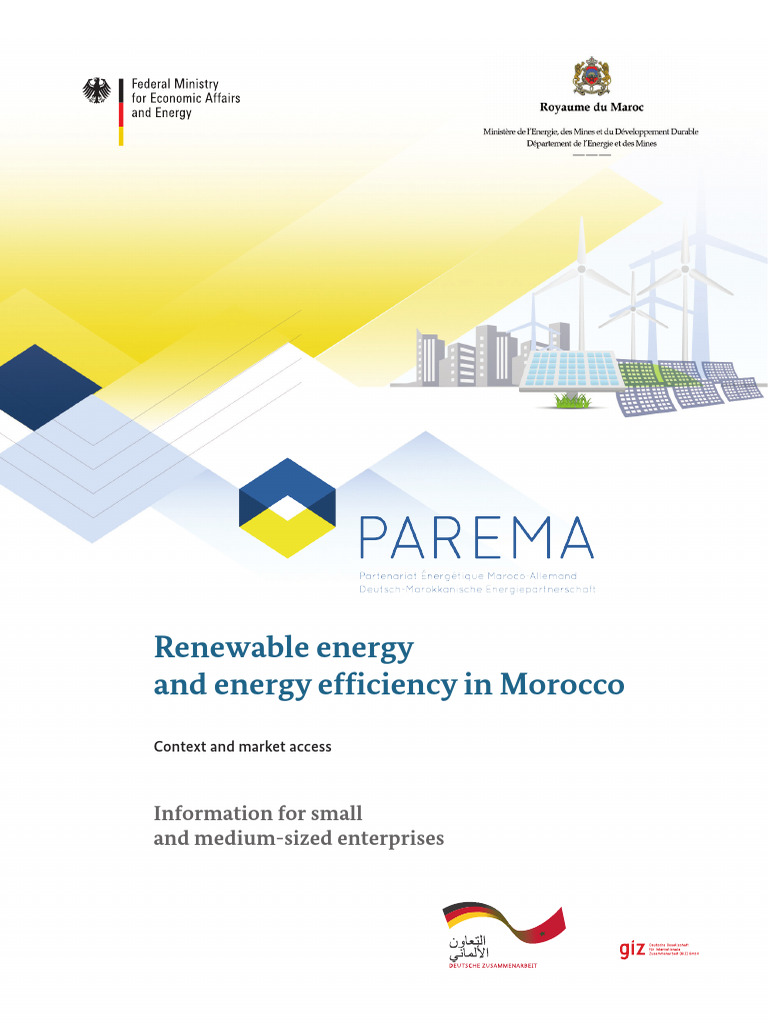 Morocco's Renewable Energy Market Guide | PDF | Hydroelectricity ...
