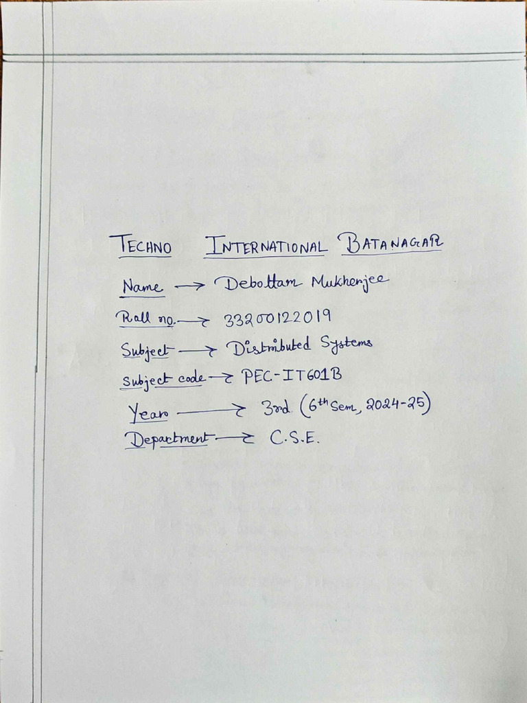 Debottam Mukherjee Ddbms | PDF