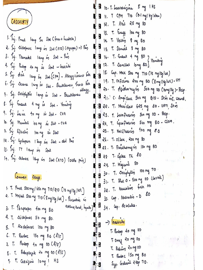 General Physician Notes | PDF
