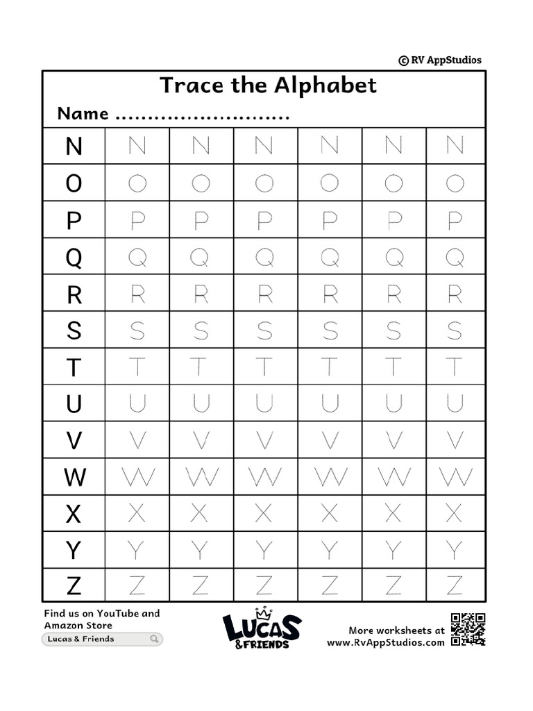 121 Free Printable Worksheets For Kids Practice Alphabet Tracing Capital Letters 2 Practice ...
