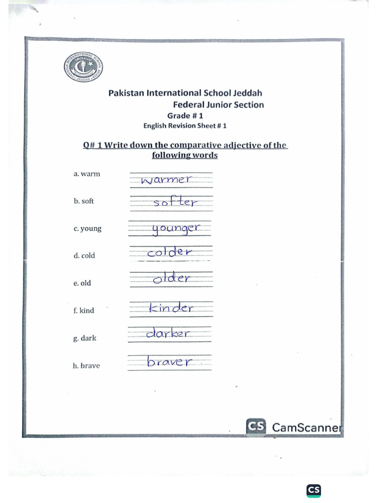 English Answer Key | PDF