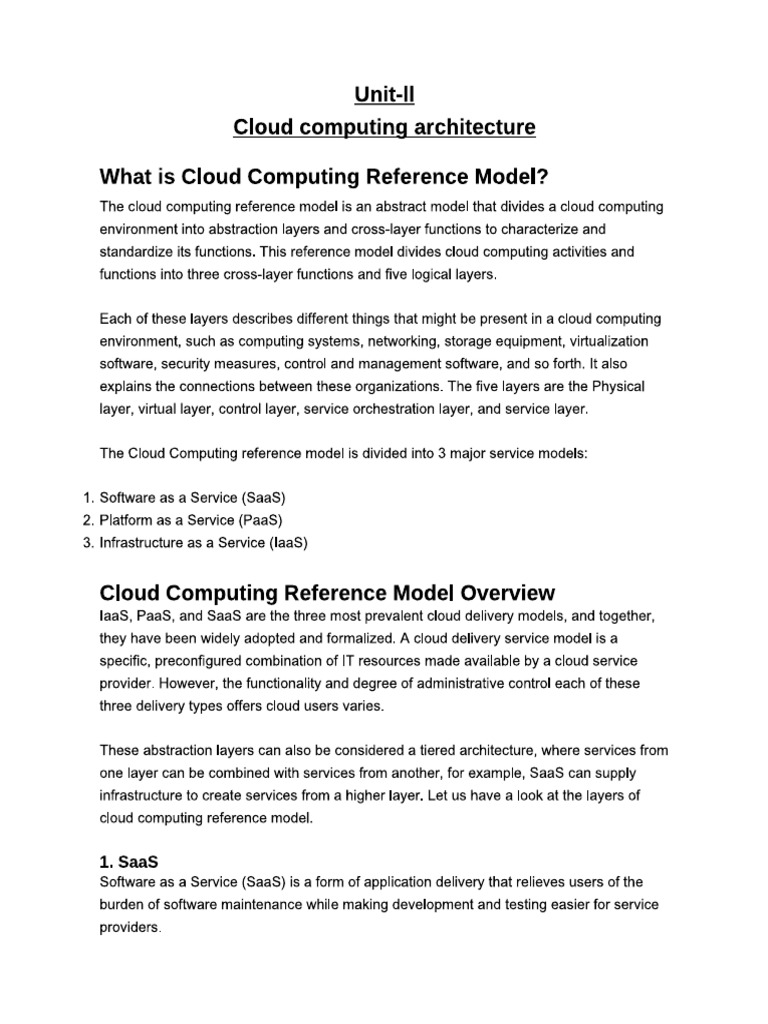 Cloud Computing Unit2 Pdf