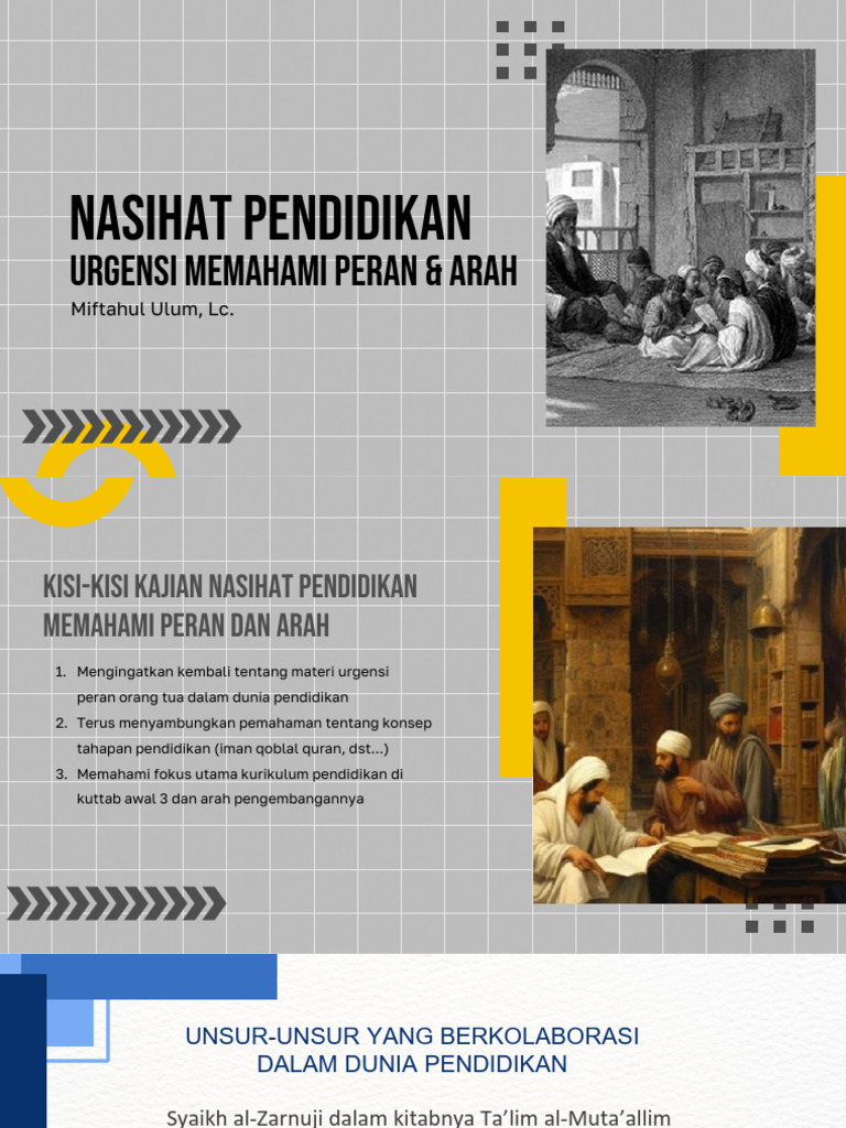 Urgensi Orang Tua Memahami Peran Dan Arah | PDF