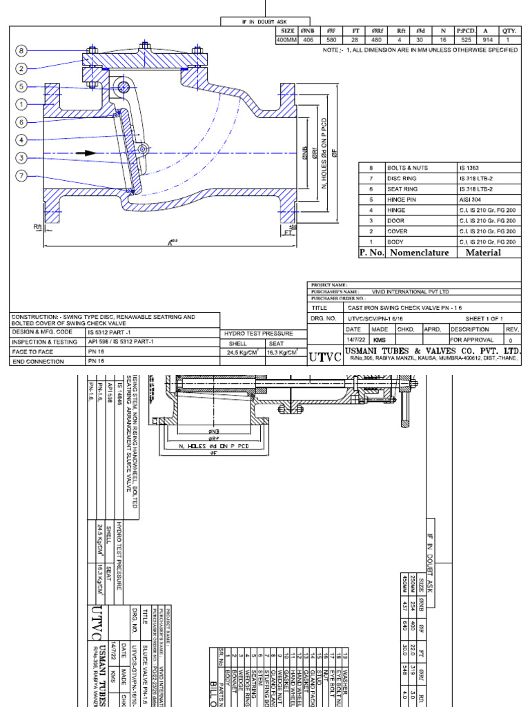400MM NRV PN16 | PDF