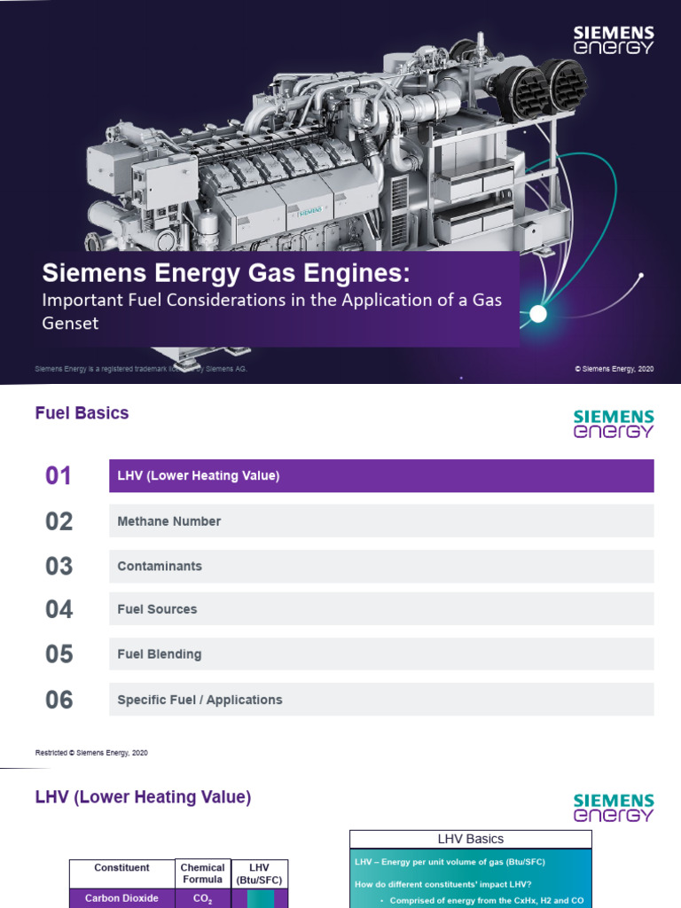 Important Fuel Considerations in The Application of A Gas Genset | PDF ...