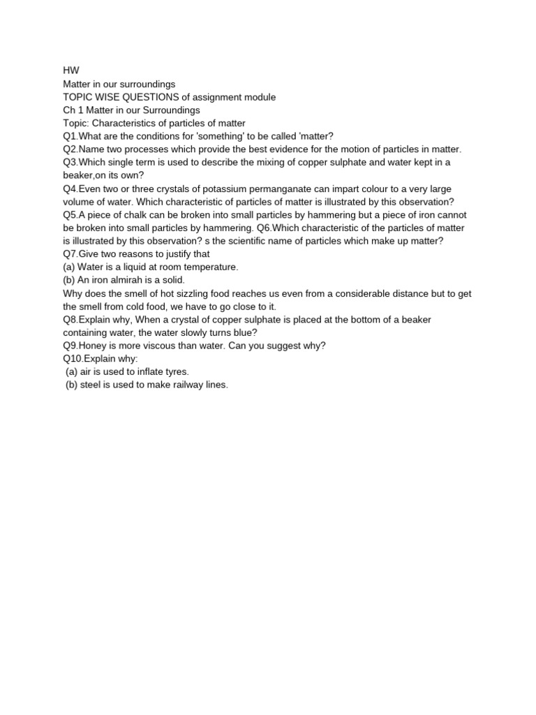HW Ch-1 Assignment Module | PDF