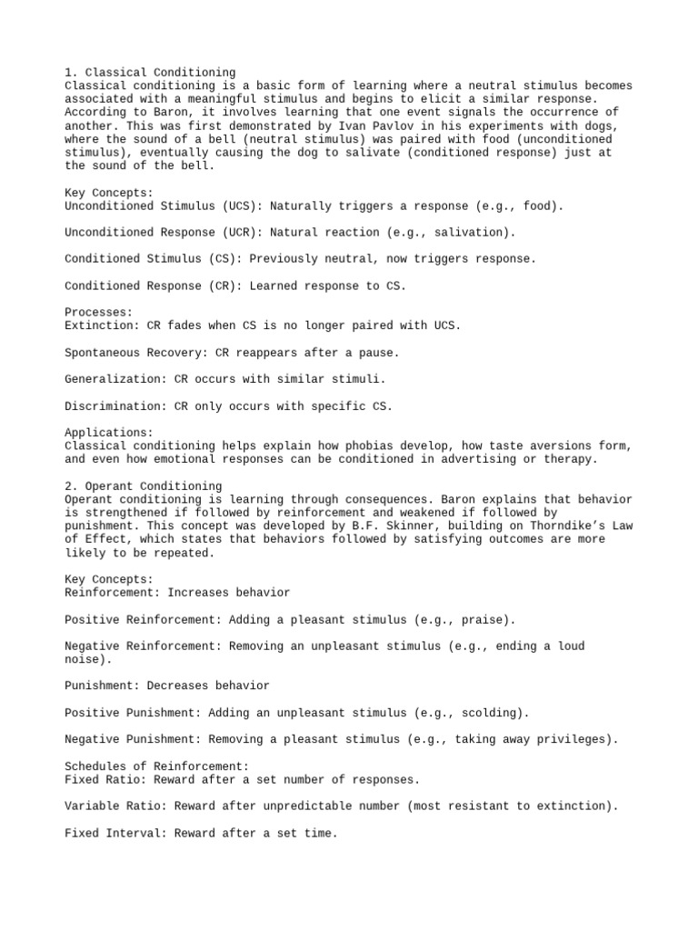 Classical Conditioning Pdf