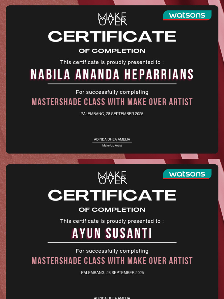 Certificate Mastery Class | PDF