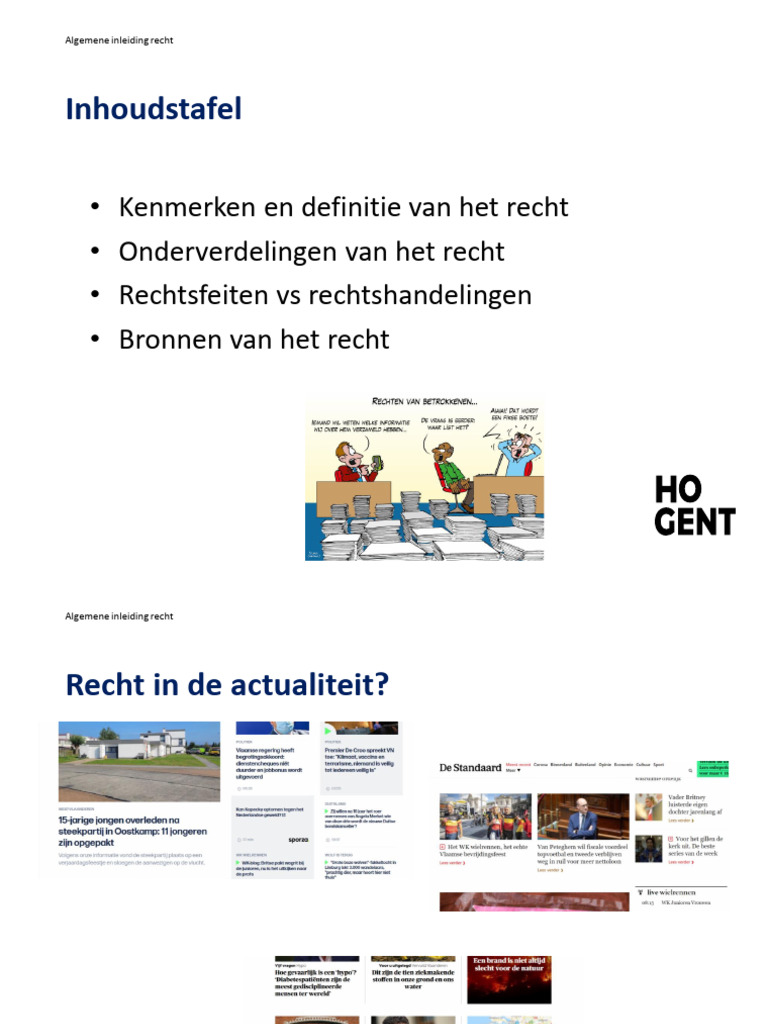 Algemene Inleiding Recht SN | PDF