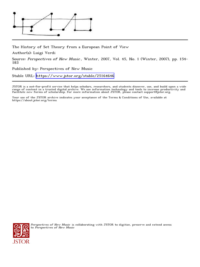 European Set Theory in Music History | PDF | Scale (Music) | Elements ...
