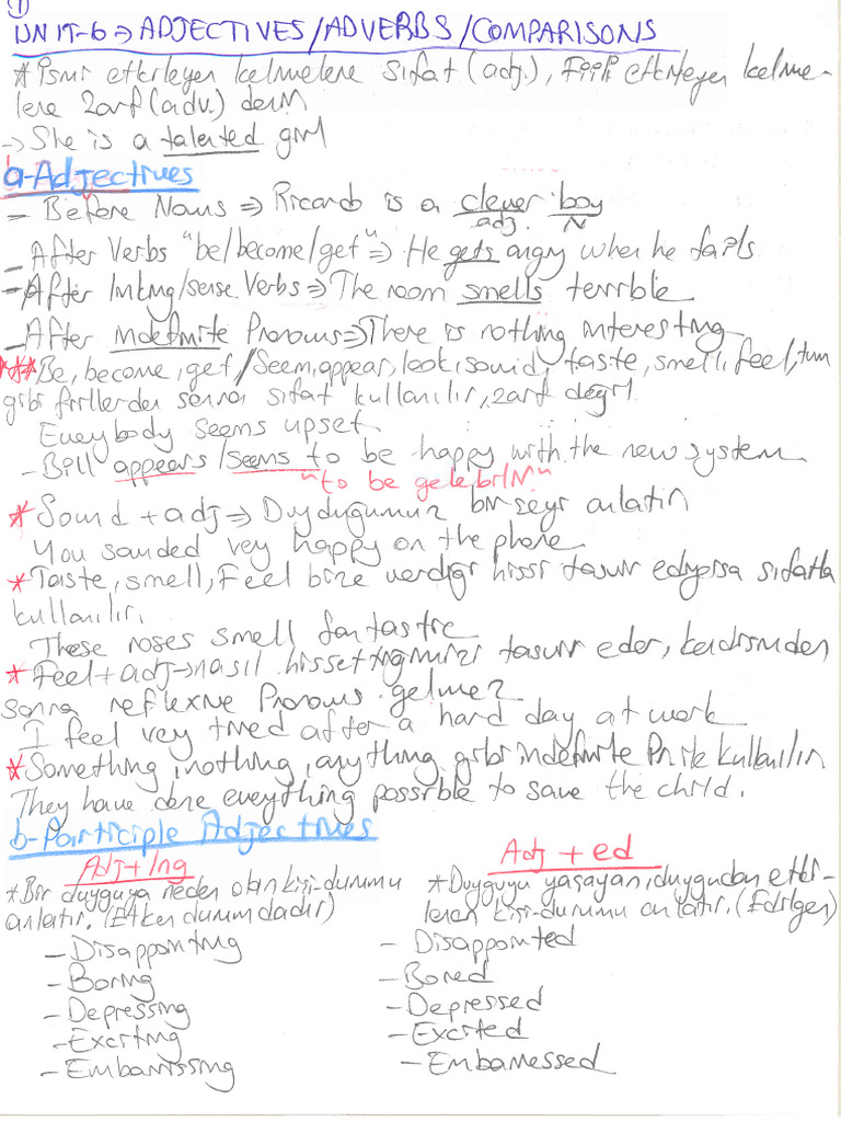 6 Adjectives Adverbs Comparisons | PDF