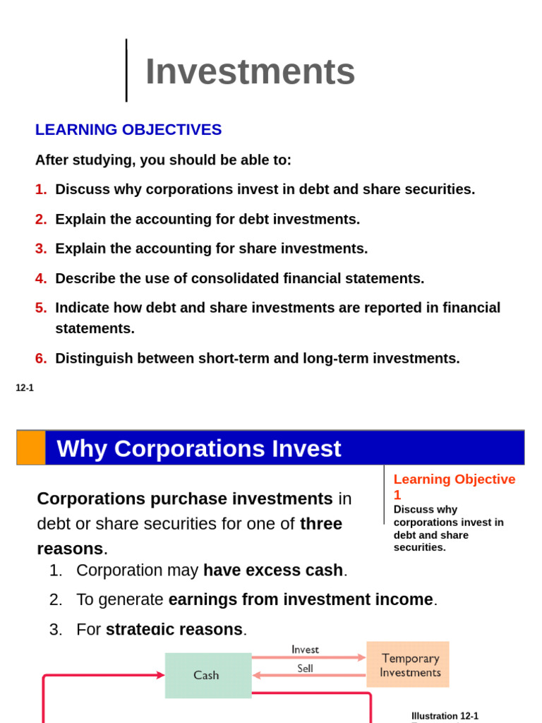 Understanding Investment | PDF | International Financial Reporting ...