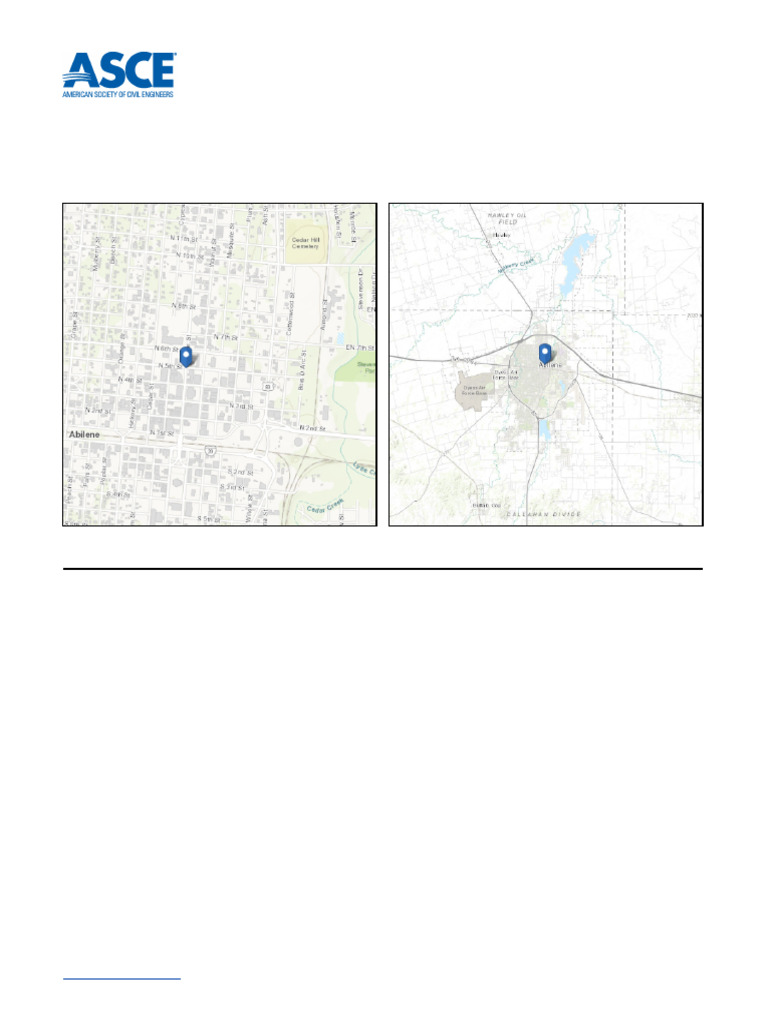 ASCE Hazards Report for Abilene, TX | PDF | Wind Speed | Snow