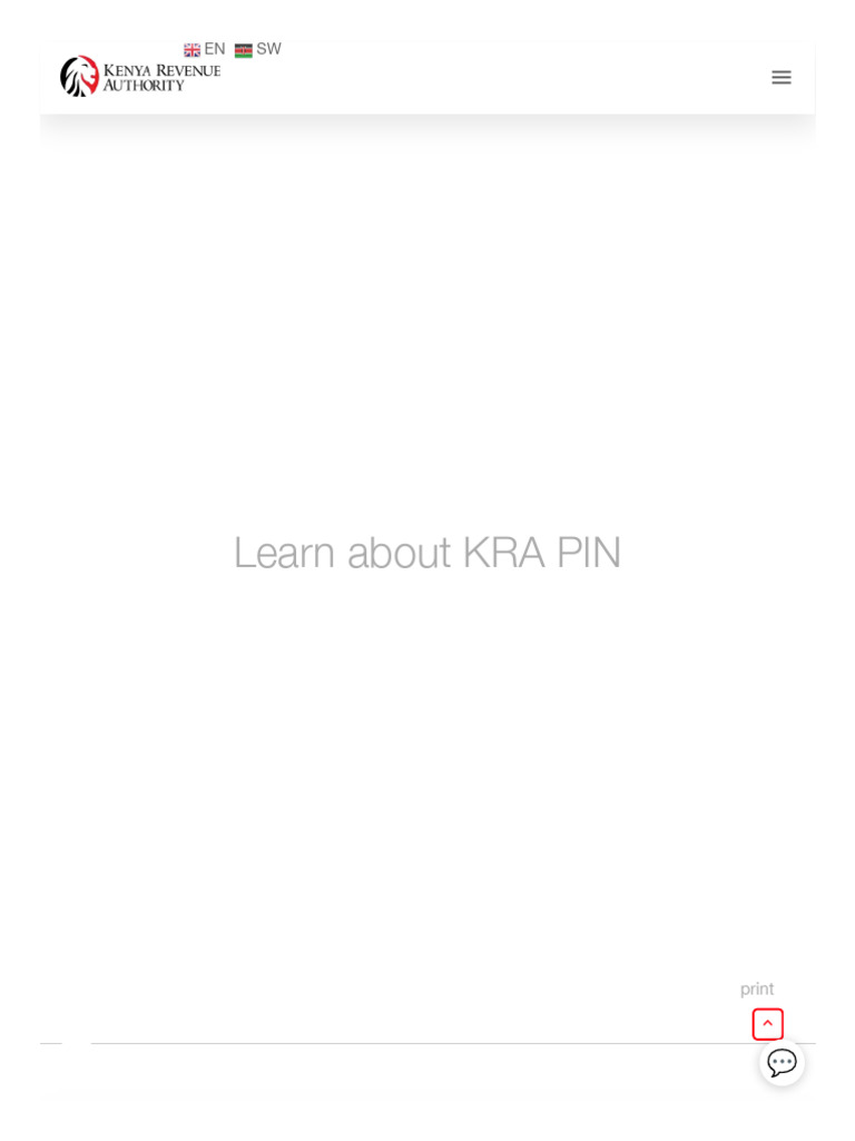 Print Your KRA PIN Certificate Guide | PDF
