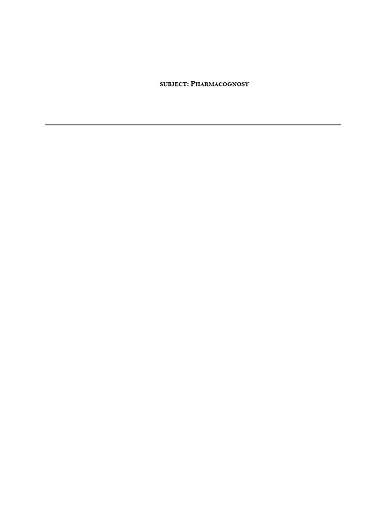 Pharmaco G Nosy | PDF