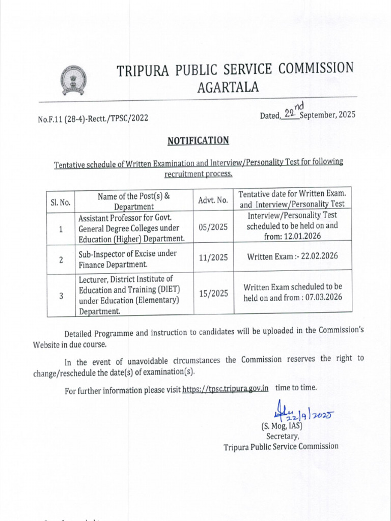 Tent Schedule 220925 | PDF