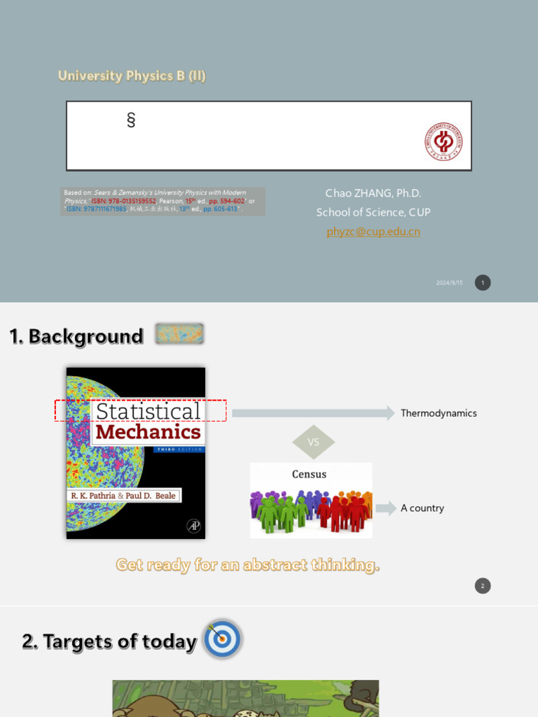 Section Two Point Two of University Physics | PDF | Gases | Physical ...