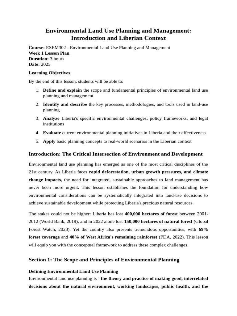Environmental Land Use Planning and Management | PDF | Land Use ...