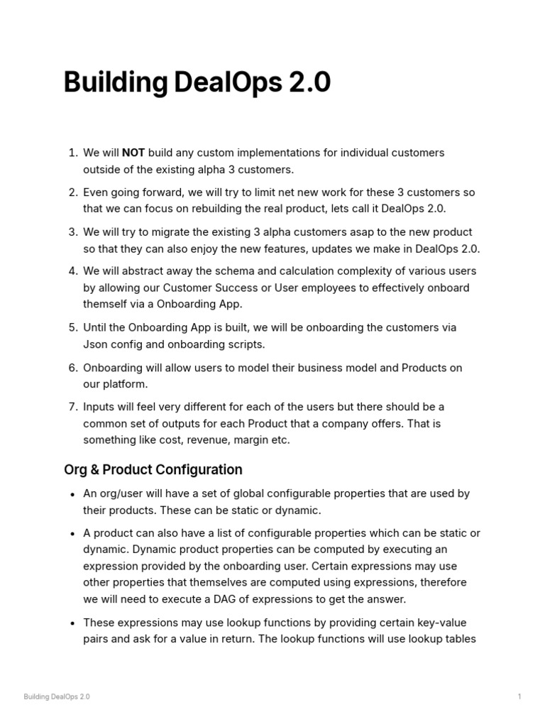Building DealOps 2.0 | PDF | Pricing | Databases
