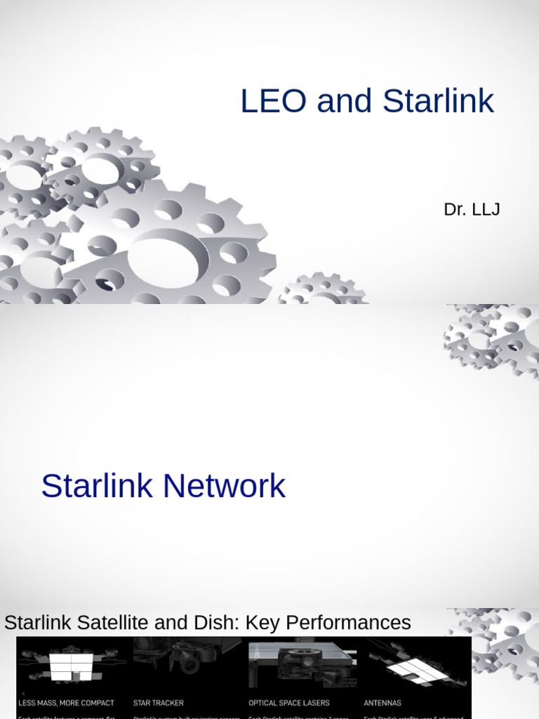 Starlink LEO Satellite Network Overview | PDF | Antenna (Radio ...