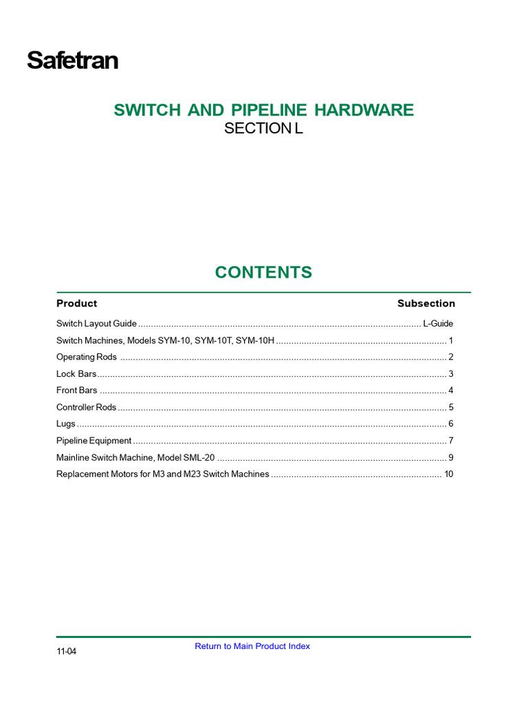 Switch and Pipeline Hardware Guide | PDF | Switch | Machines