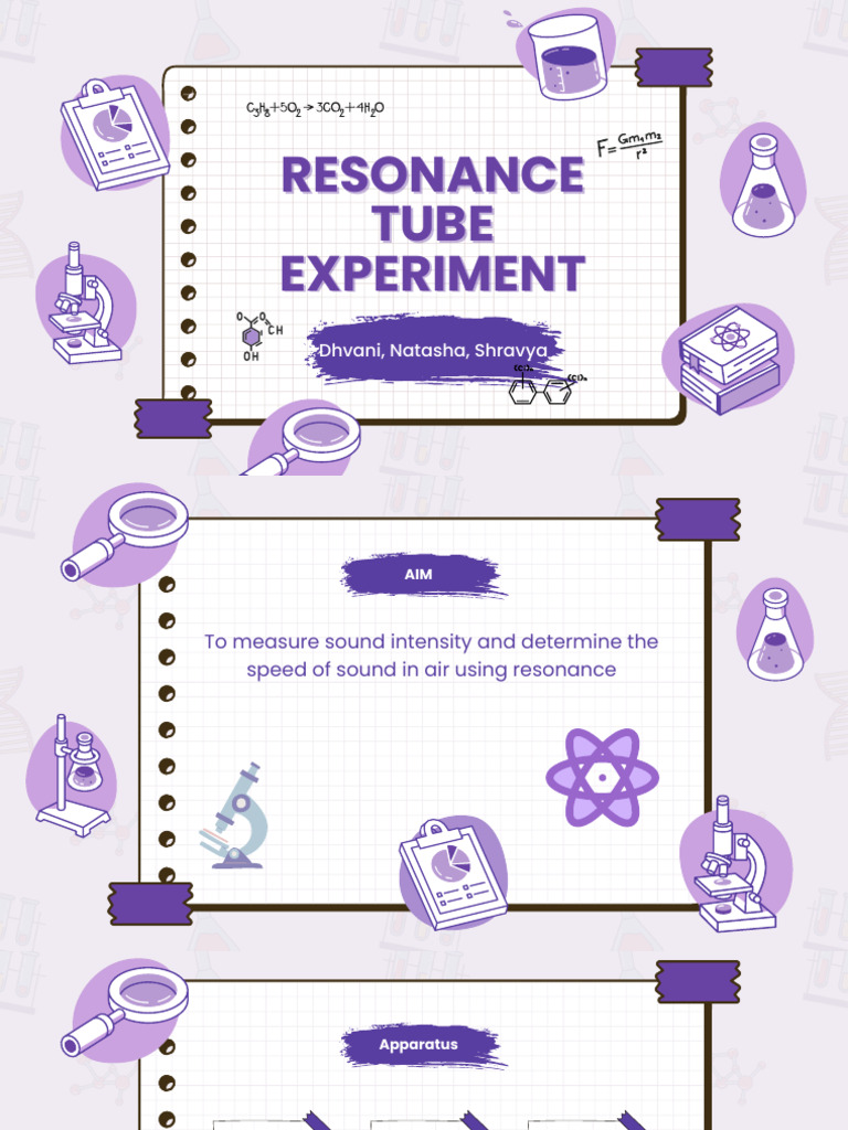 Physics Sound Experiment | PDF