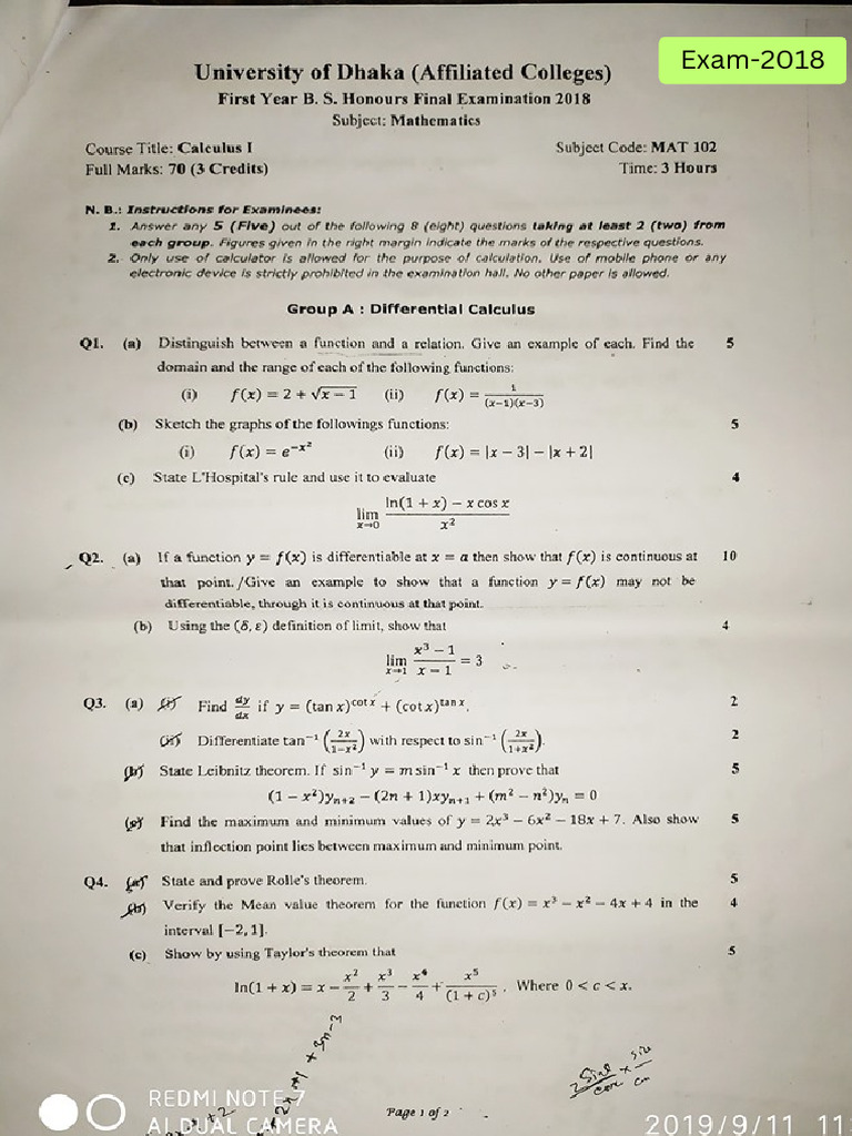 Calculus | PDF