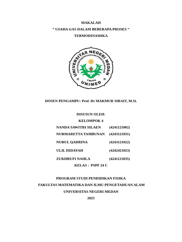 Termodinamika 1 | PDF