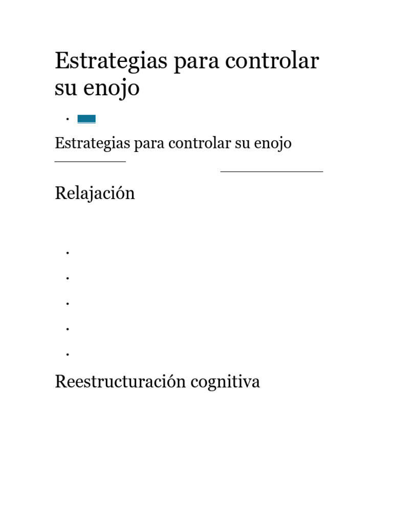 Estrategias para Controlar Su Enojo | PDF | Ira | Humor
