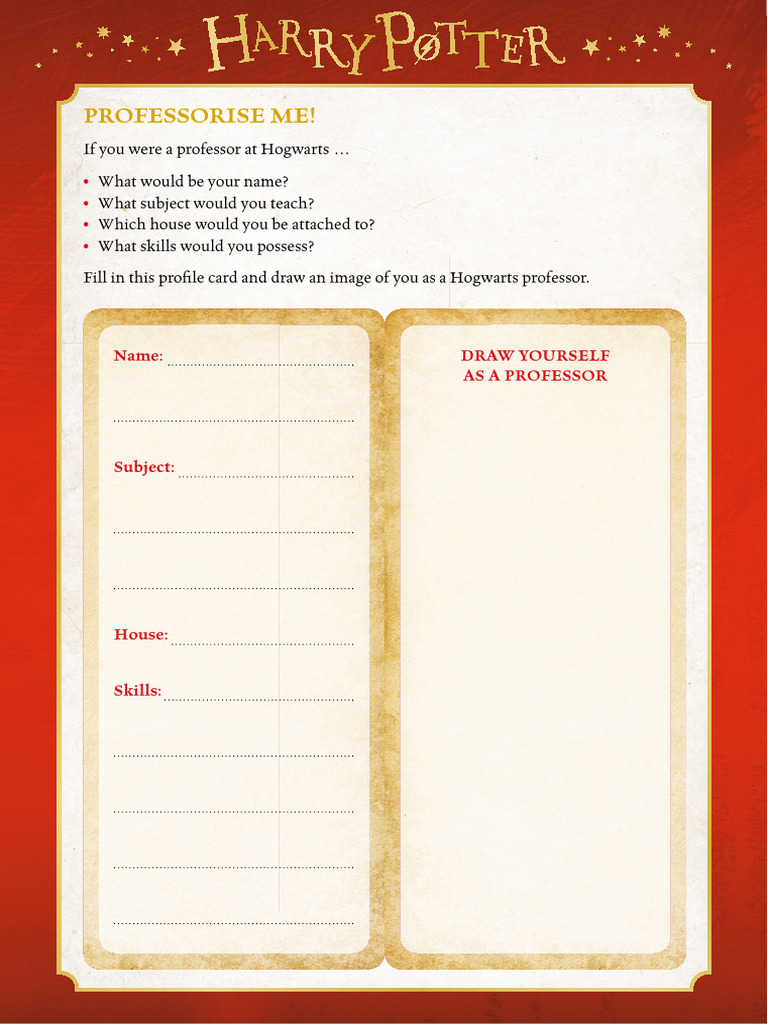Magical Profile Professor | PDF